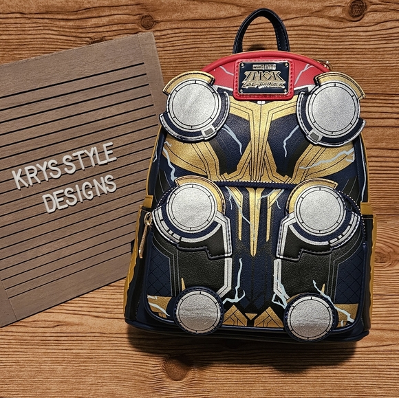 Loungefly | Bags | Loungefly Disney Marvel Thor Love And Thunder Mini ...